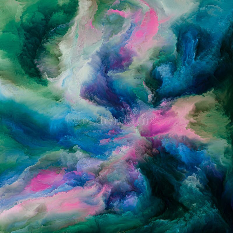 The Motion of Active Textures Stock Illustration - Illustration of ...