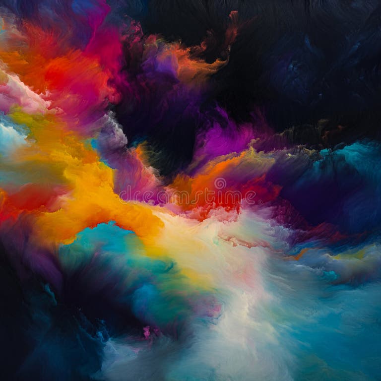 The Motion of Active Textures Stock Illustration - Illustration of ...