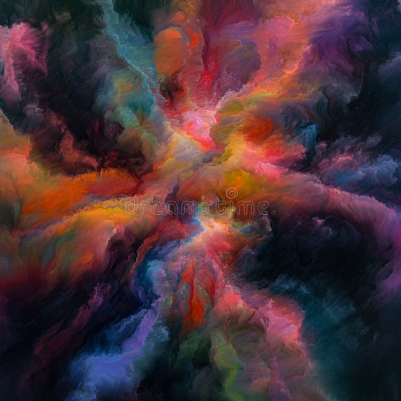 The Motion of Active Textures Stock Illustration - Illustration of ...