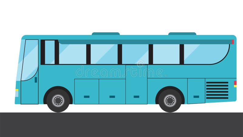 Motion Animation of a Color Flat Bus Stock Video - Video of animate ...