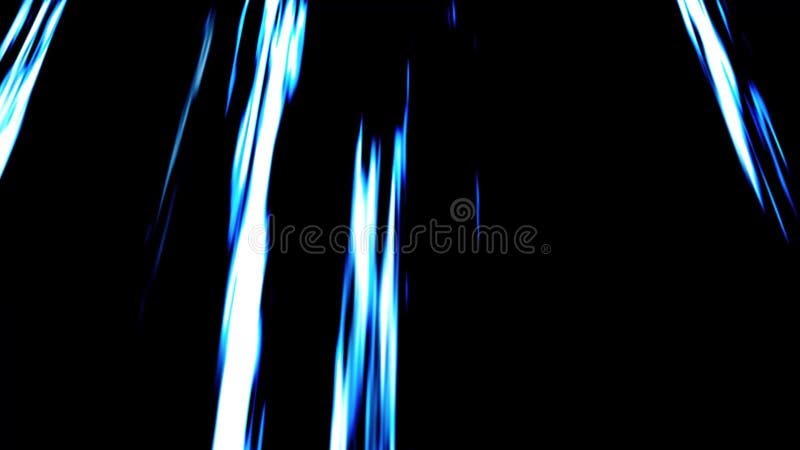 Motion Anime Speed Line Blue Color Anime on Black Background for Comic ...