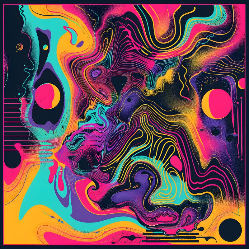 Motion Art Combines Colors and Patterns, Merging Modern and Psychedelic ...