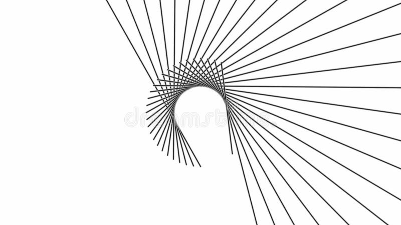 Motion Background with Animated Black Lines Stock Footage - Video of ...