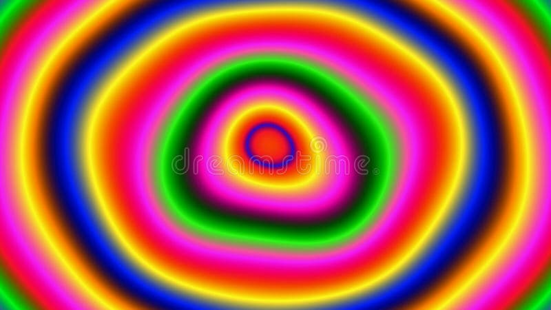 Motion Background with Animated Concentric Colored Rings Stock Footage ...