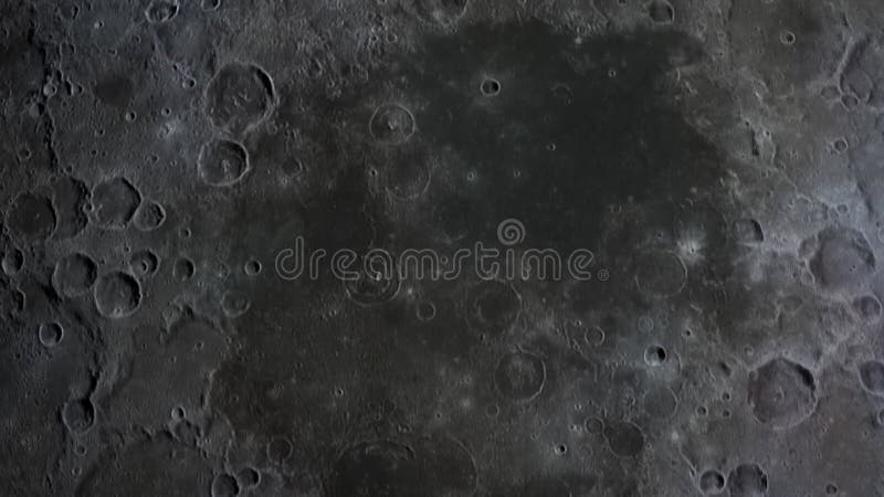 Flying Above the Moon Surface Stock Video - Video of animation, project ...