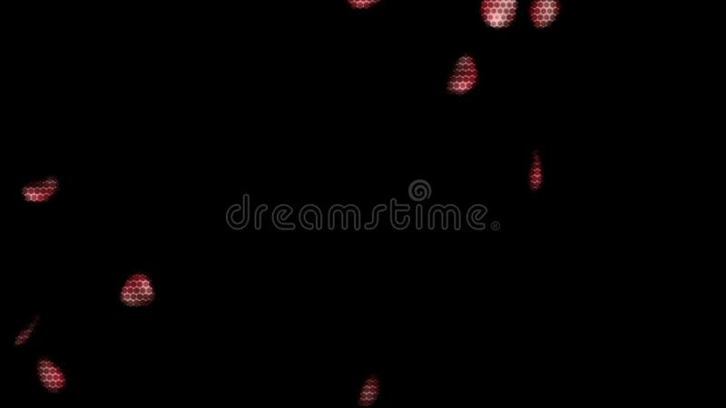 Motion Background Matrix Style Randomly Generated Particles Sparks ...