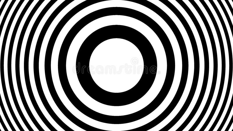 Motion Background with Moving Collapsing Concentric Circles. Seamless ...