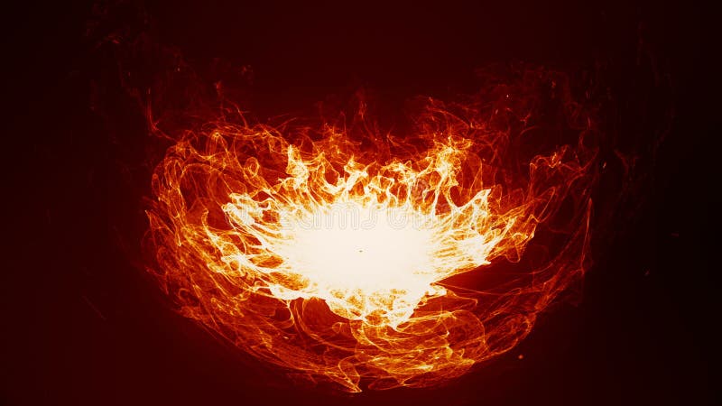 Motion Background with Sparks Explosion and Magic Dust Trail in Circle ...