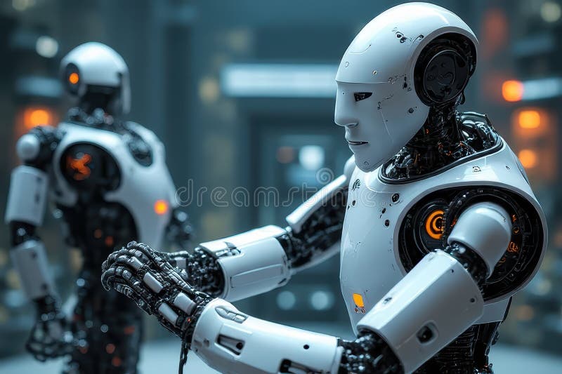 Motion-Based Advanced Robotic Systems Stock Illustration - Illustration ...