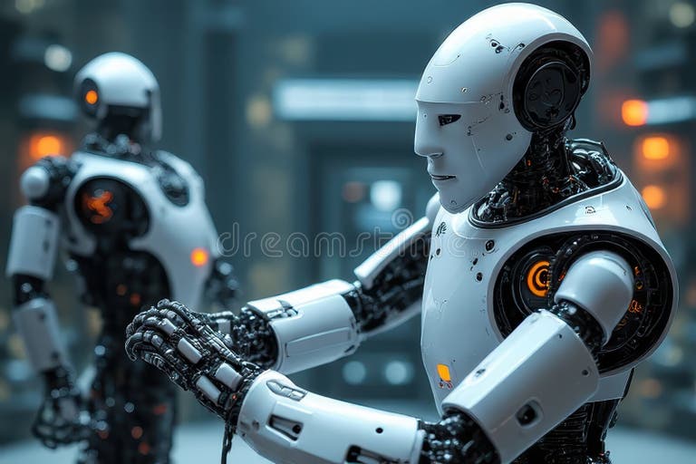 Motion-Based Advanced Robotic Systems Stock Illustration - Illustration ...