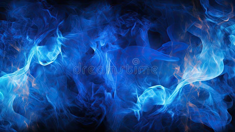 Motion Blue Flame Background Stock Illustration - Illustration of ...