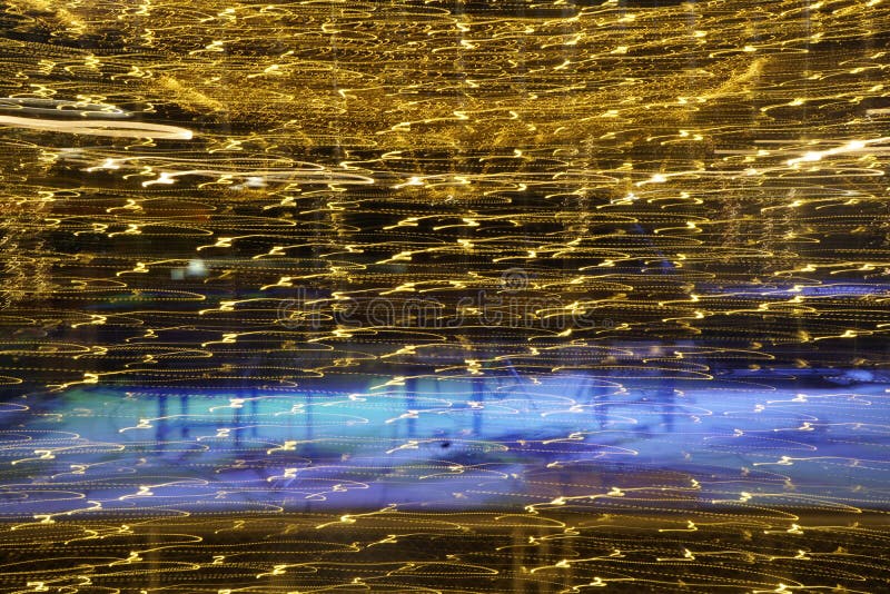 Motion Blur of Ligth Background. Abstract Line of Light Background ...