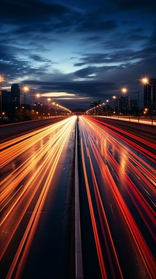 Motion Blur Captures the Pace of Morning Traffic on a Generic Highway ...