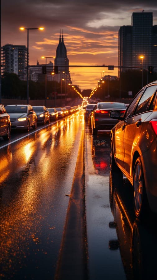 Motion Blur Captures the Pace of Morning Traffic on a Generic Highway ...