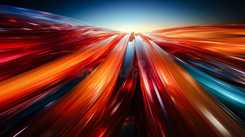 Motion Blur Effect, Abstract Light Trails, Artistic 3d Colorful ...