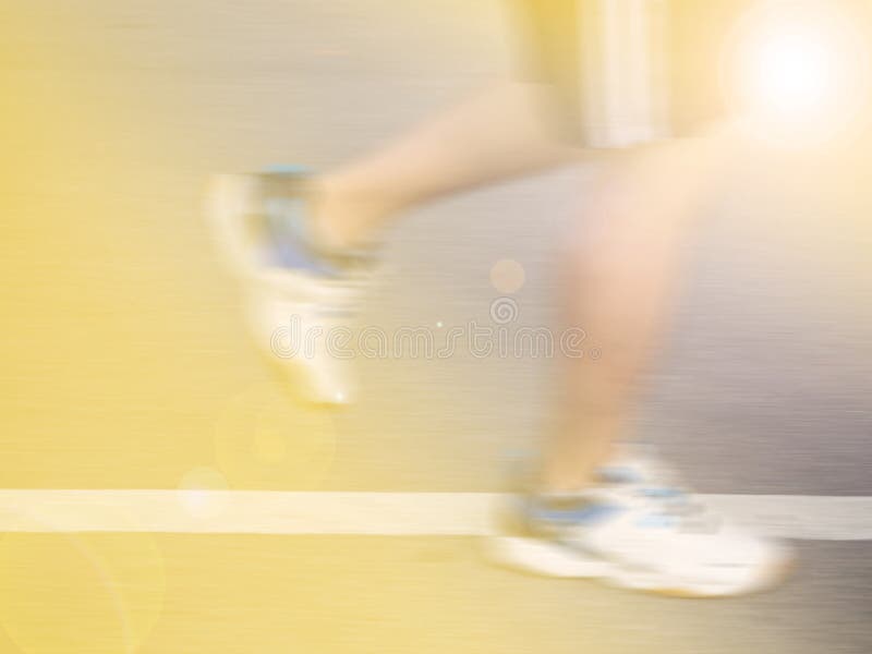 Motion Blur of Jogging Sport Stock Photo - Image of speed, activity ...
