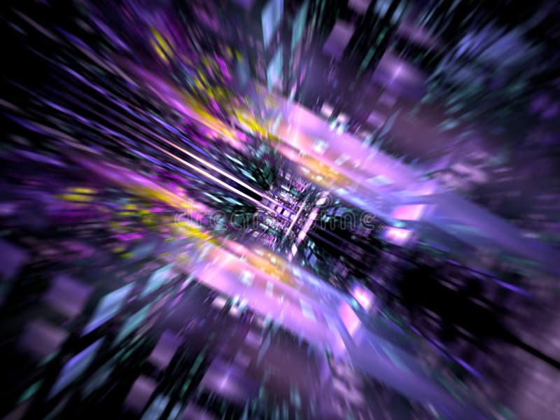 Motion Blur and Perspective Effect - Abstract 3d Illustration Stock ...