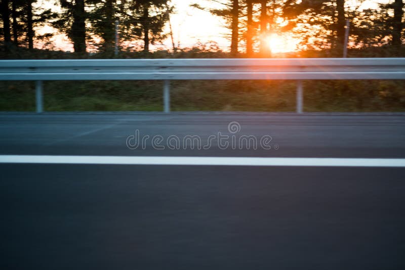 Motion blur of the road stock photo. Image of moving - 136203728