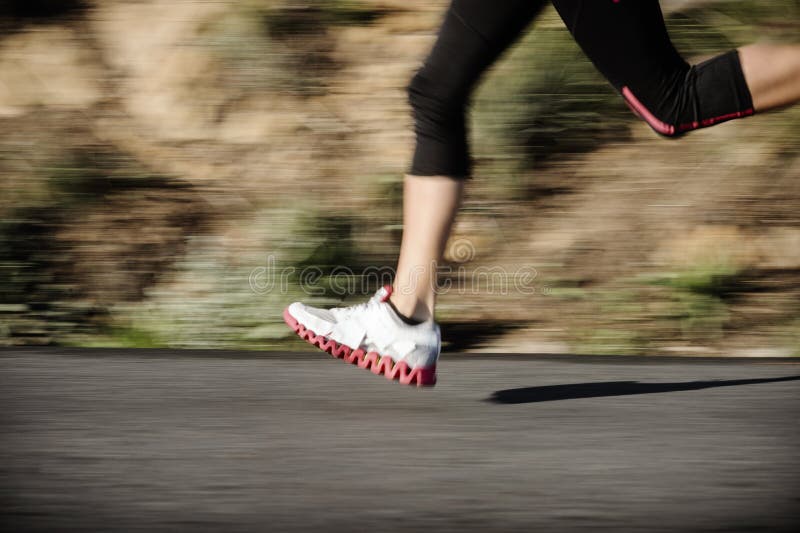 Motion Blur Athlete Running Stock Photo - Image of female, active: 25581850
