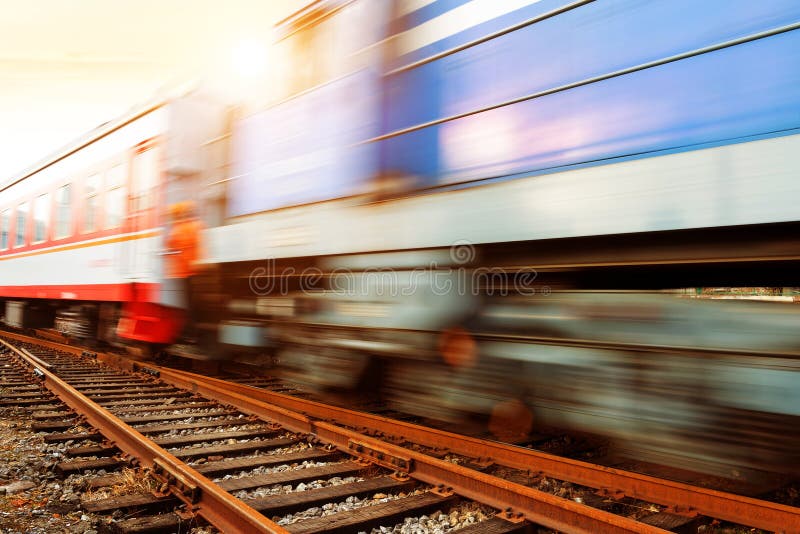 Motion Blur train stock photo. Image of metro, depot - 50501912