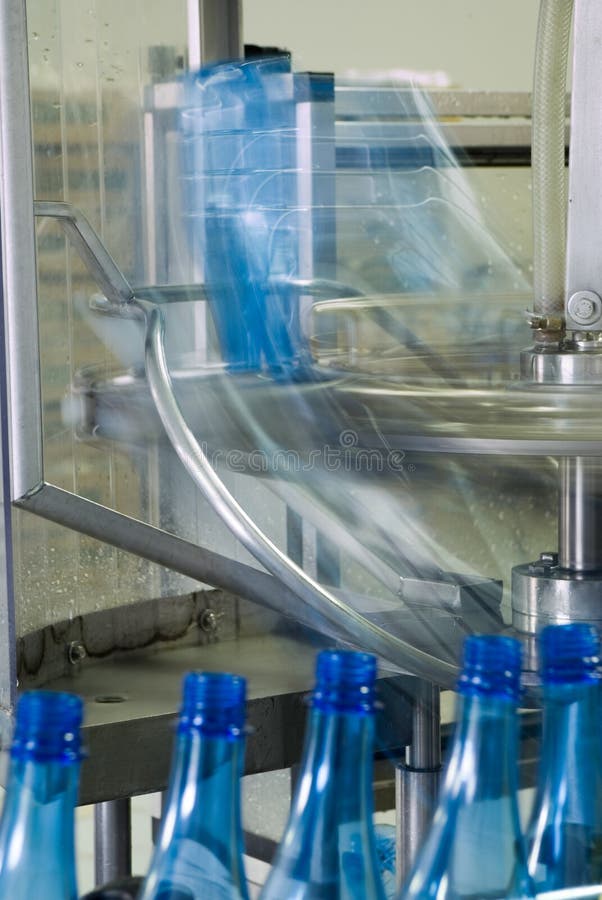 Drink Water Production Line Stock Image - Image of drink, clean: 25432415