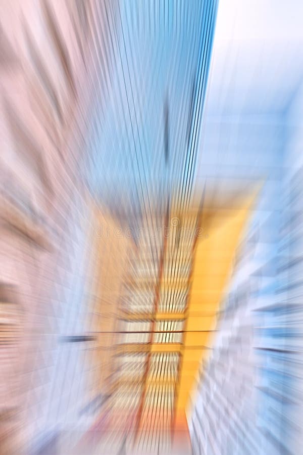 Motion Blurred Building, Abstract Urban Background Stock Image - Image ...