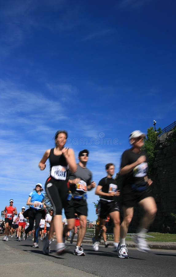 Marathon Motion Blur editorial stock photo. Image of wide - 5304258