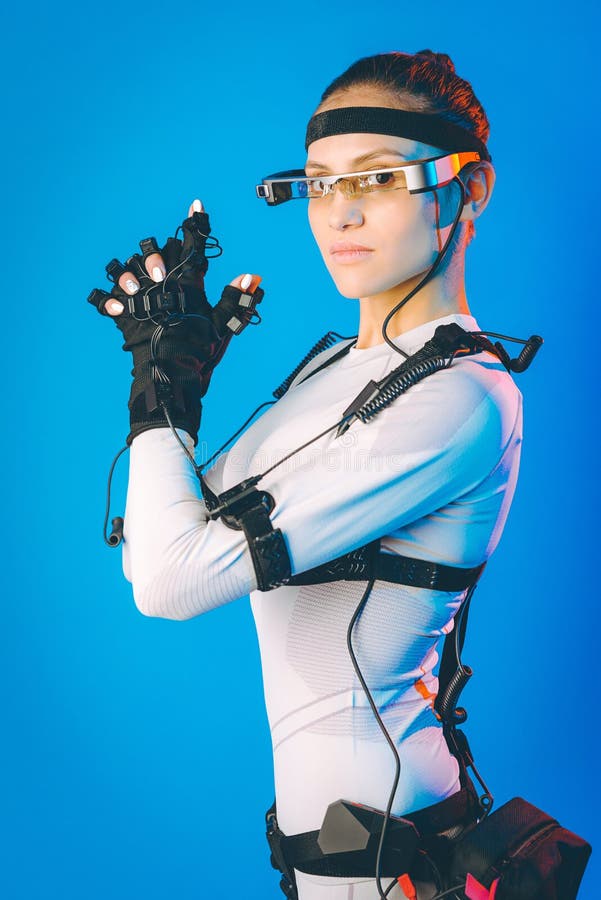 Motion Caption Virtual Reality Stock Photo - Image of sensor ...