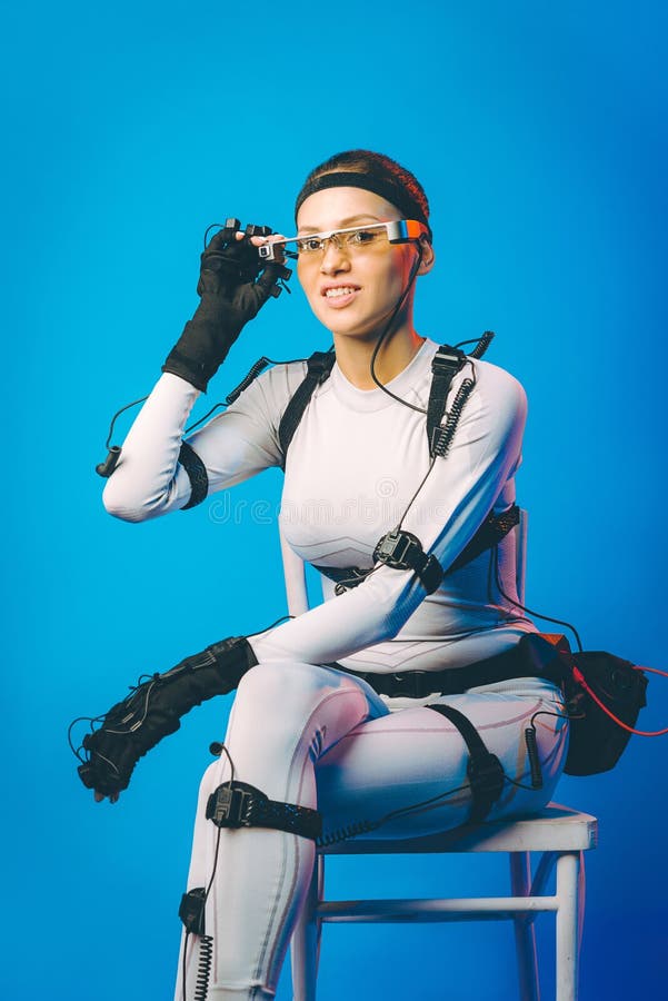 Motion Caption Virtual Reality Stock Photo - Image of concept, movie ...