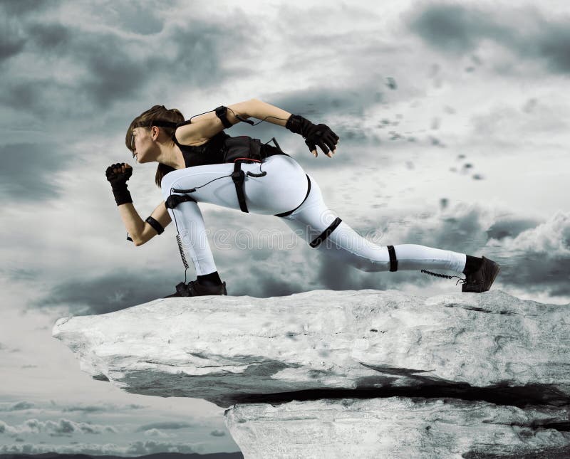 Motion Caption Virtual Reality Stock Image - Image of equipment ...