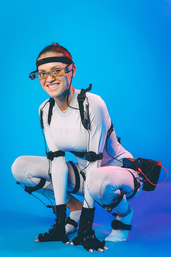 Motion Caption Virtual Reality Stock Image - Image of entertainment ...