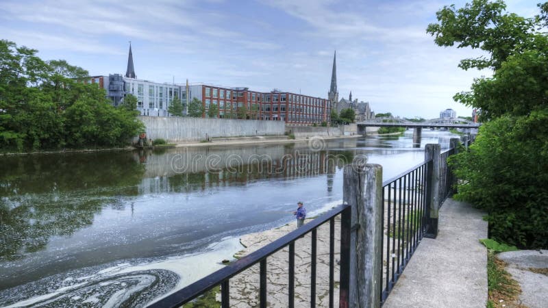 Motion Controlled View of the Riverside Mill in Ontario Canada Stock ...