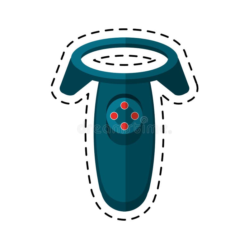 Motion Controller Vr Accessory Pictogram Stock Vector - Illustration of ...