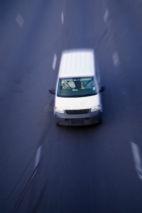 Motion delivery truck stock image. Image of commuter, lane - 2149699
