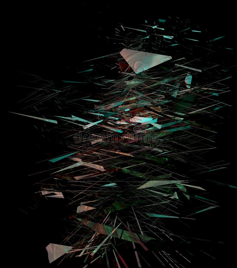 Shattered design stock illustration. Illustration of pattern - 103683415