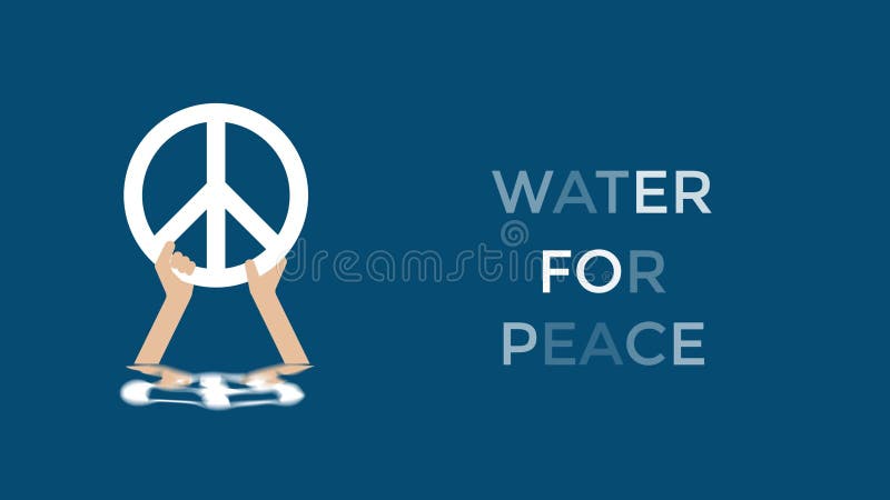 Motion Design for World Water Day with Water for Peace 2024 Theme Stock ...