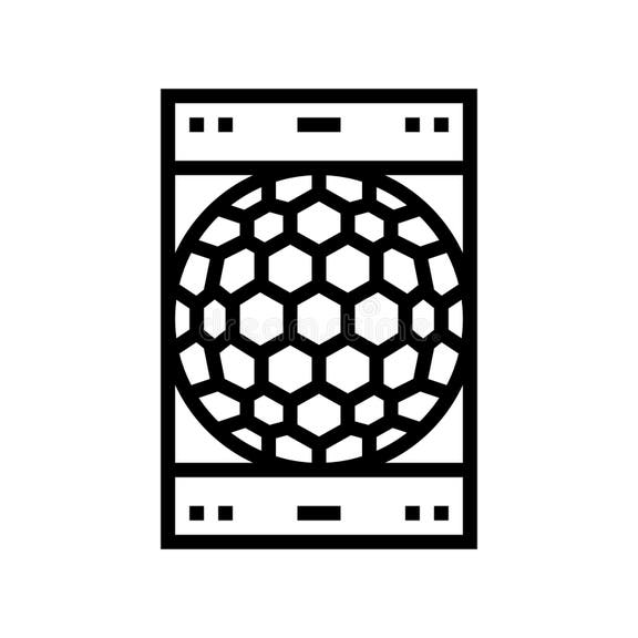 Motion Detection Sensor Module Line Icon Vector Illustration Stock ...