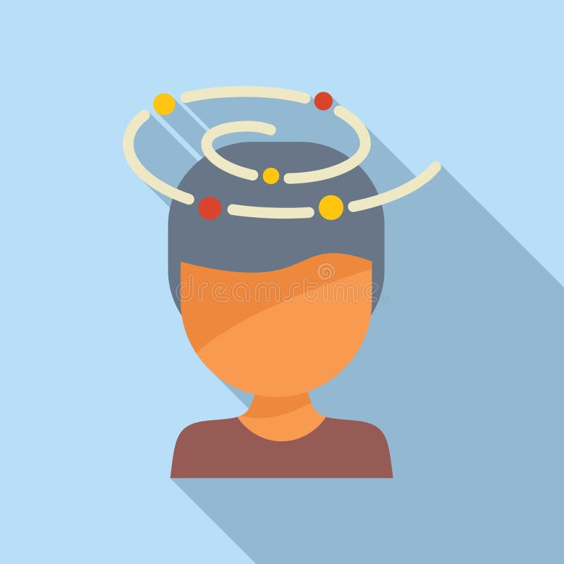 Motion Dizziness Icon Flat Vector. Health Problem Stock Illustration ...