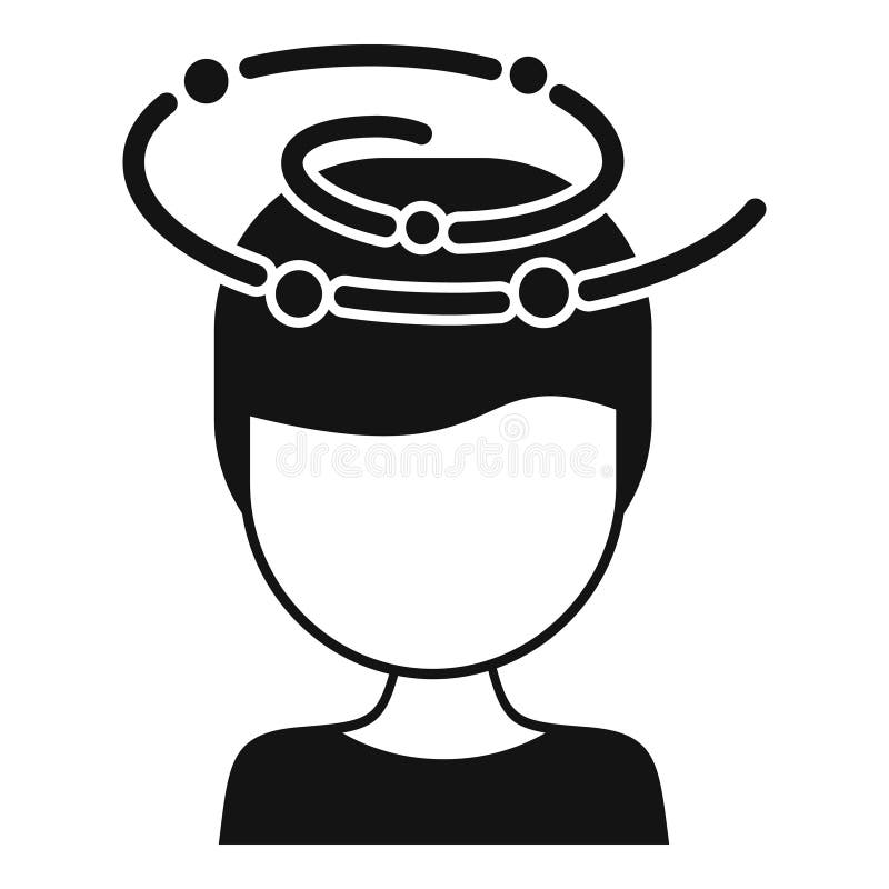Motion Dizziness Icon Simple Vector. Health Problem Stock Illustration ...