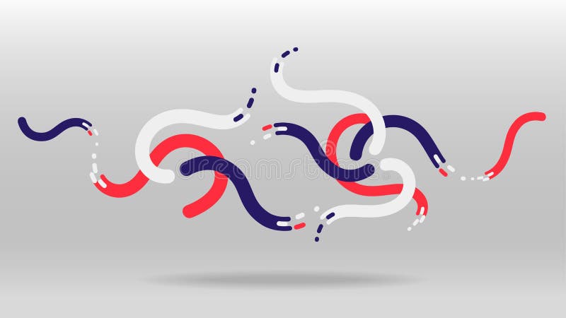 Motion Dynamic Wave Elements Abstract Background Stock Vector ...