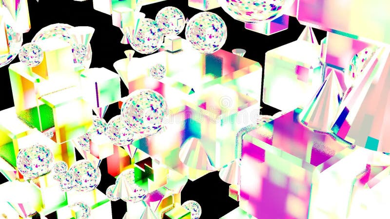 Motion Footage Background with Colorful Elements. Stock Footage - Video ...