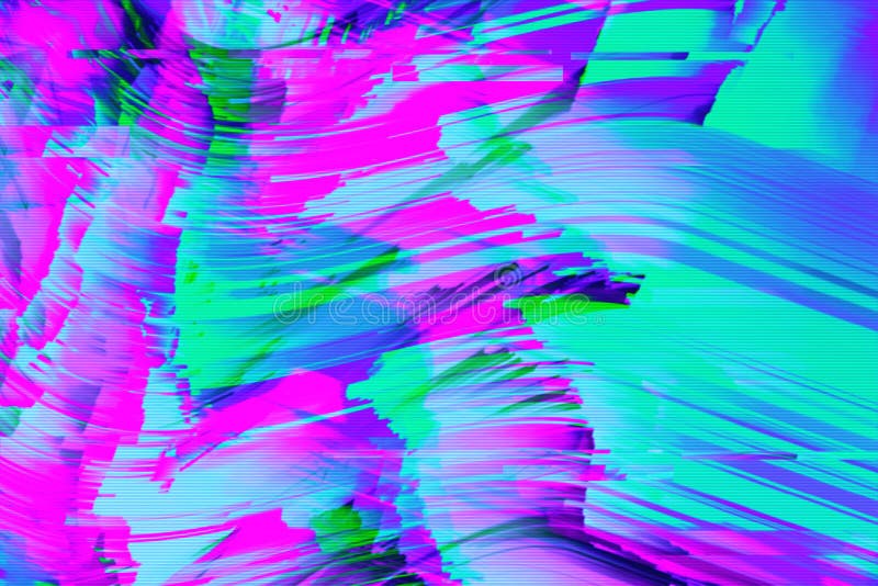 Motion Glitch Multicolored Distorted Textured Psychedelic Background ...