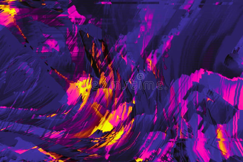 Motion Glitch Multicolored Distorted Textured Psychedelic Background ...