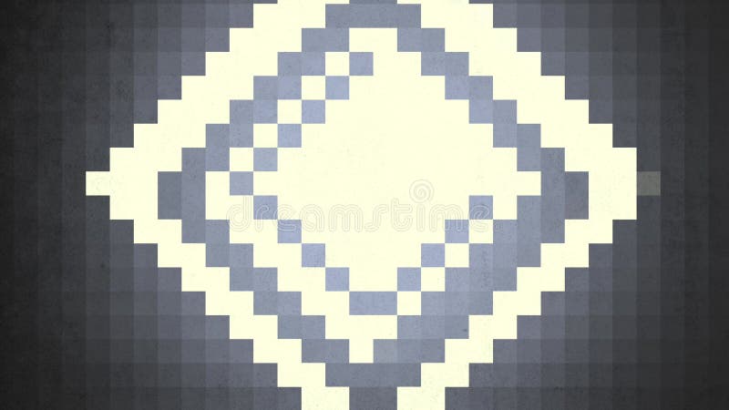 Motion Gradient Grey Pixels in 8 Bit of Architecture Stock Video ...