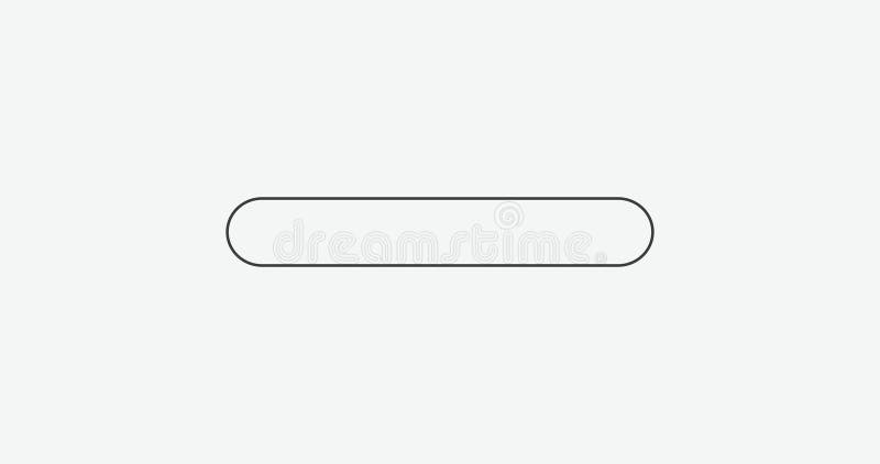 Search Bar Icon. Motion Graphic Design. Alpha Channel. Stock Footage ...