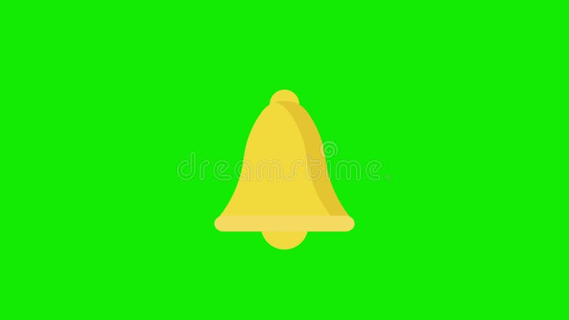 Animated Notification Bell. Motion Graphic Design. 4K. Stock Video ...