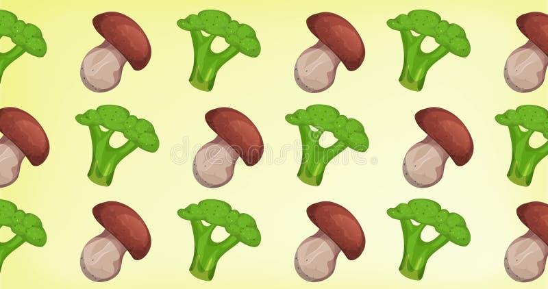 Motion Graphic with Vegetables Loopable Background Stock Footage ...