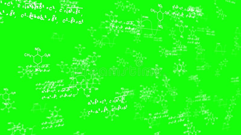 Motion Graphic Video of Math Problems, Equations, and Formulas Flying ...