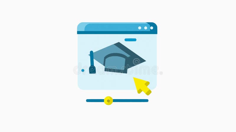 Motion Graphics of Animated Online Learning Icons and Video Tutorials ...