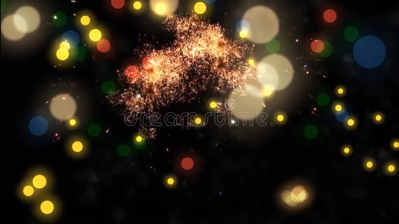 Fireworks Motion Graphics Animation Background Loop HD Stock Video ...